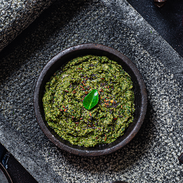 Recipe Stone Ground Mint Chutney | Ancient Cookware