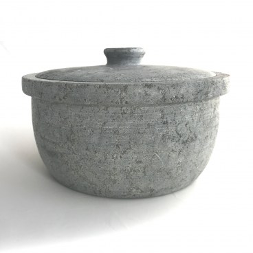 Indian Soapstone Covered Pot | Ancient Cookware